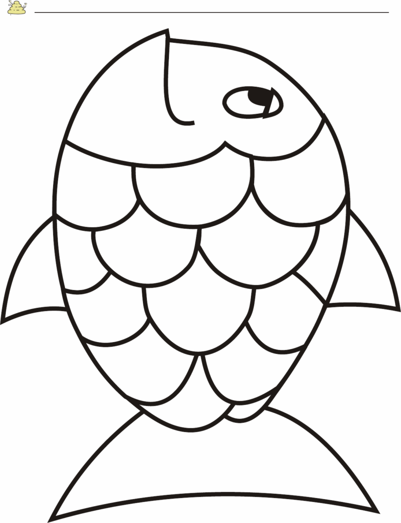simple fish templates free printable - Jolly Printable
